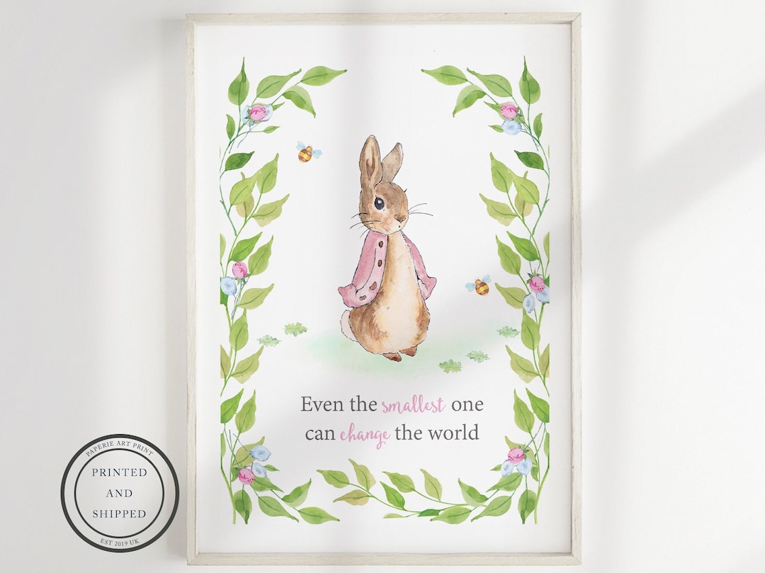 Peter Rabbit Print | Peter Rabbit Art | Nursery Decor | Nursery Wall ...