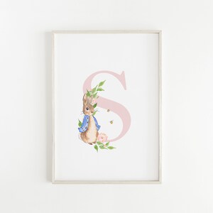 Peter Rabbit Print | Peter Rabbit Name Print | Personalised Nursery ...