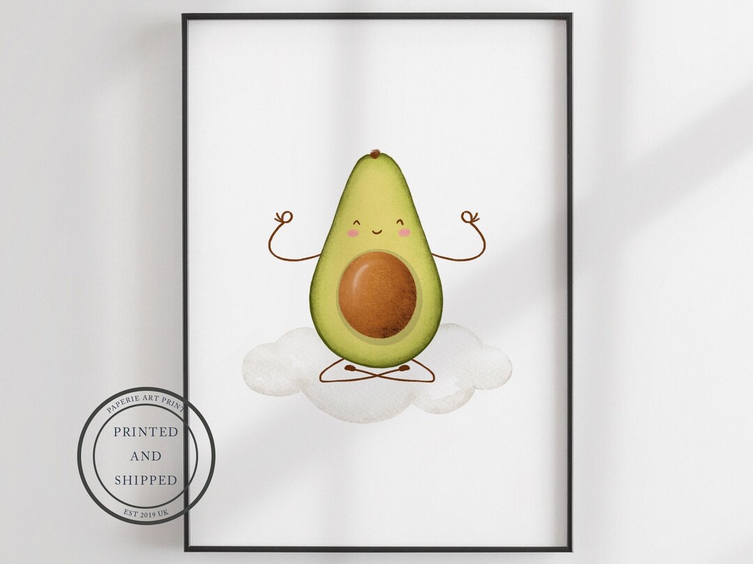 Avocado Print | Avocado Wall Art | Wall Decor | Kitchen Print ...