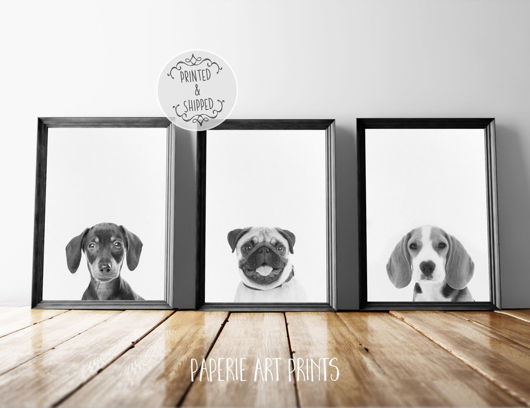 Puppy Dog Print | Dog Wall Art | Animal Nursery Decor | Nursery Wall ...