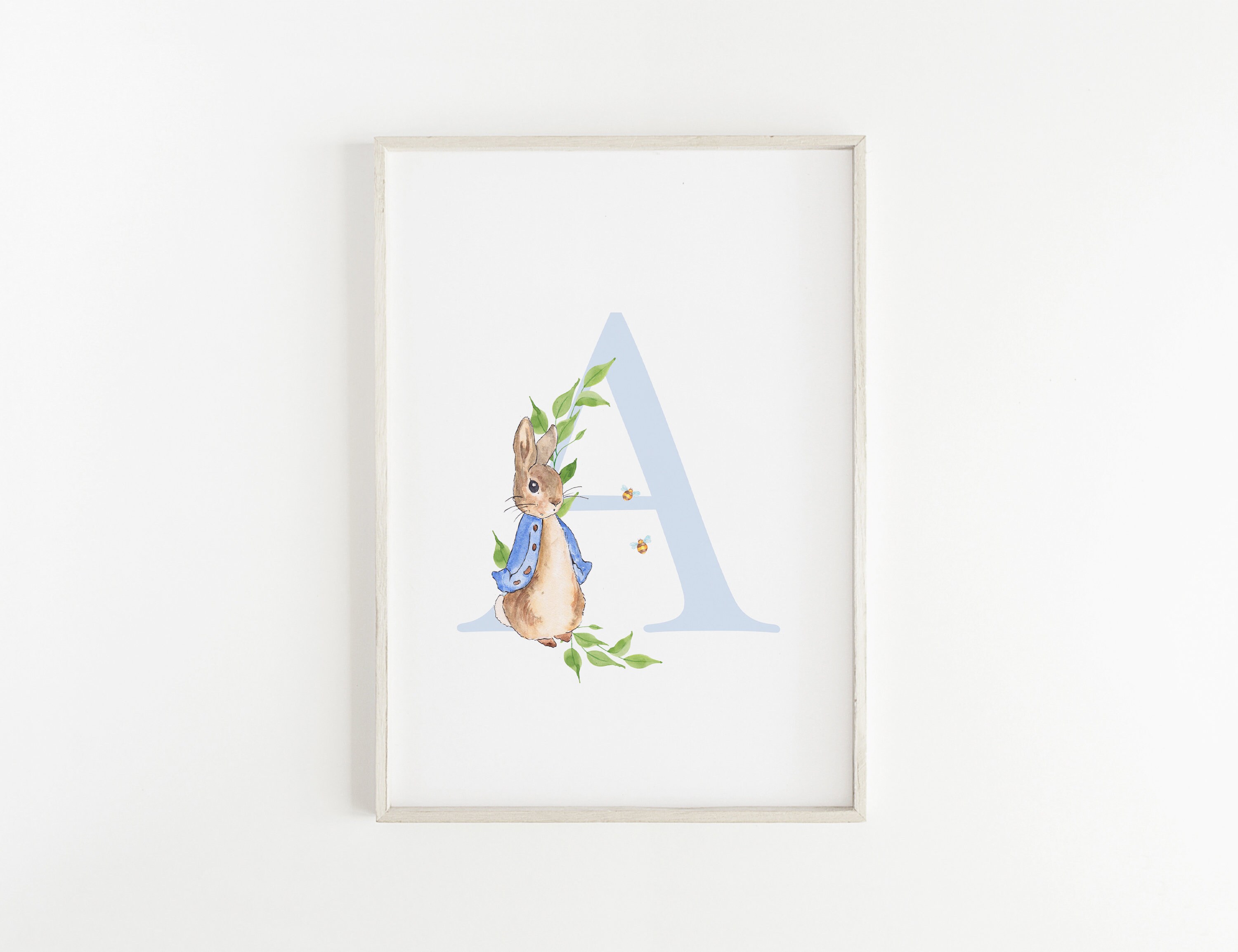 Peter Rabbit Print | Peter Rabbit Name Print | Personalised Nursery ...
