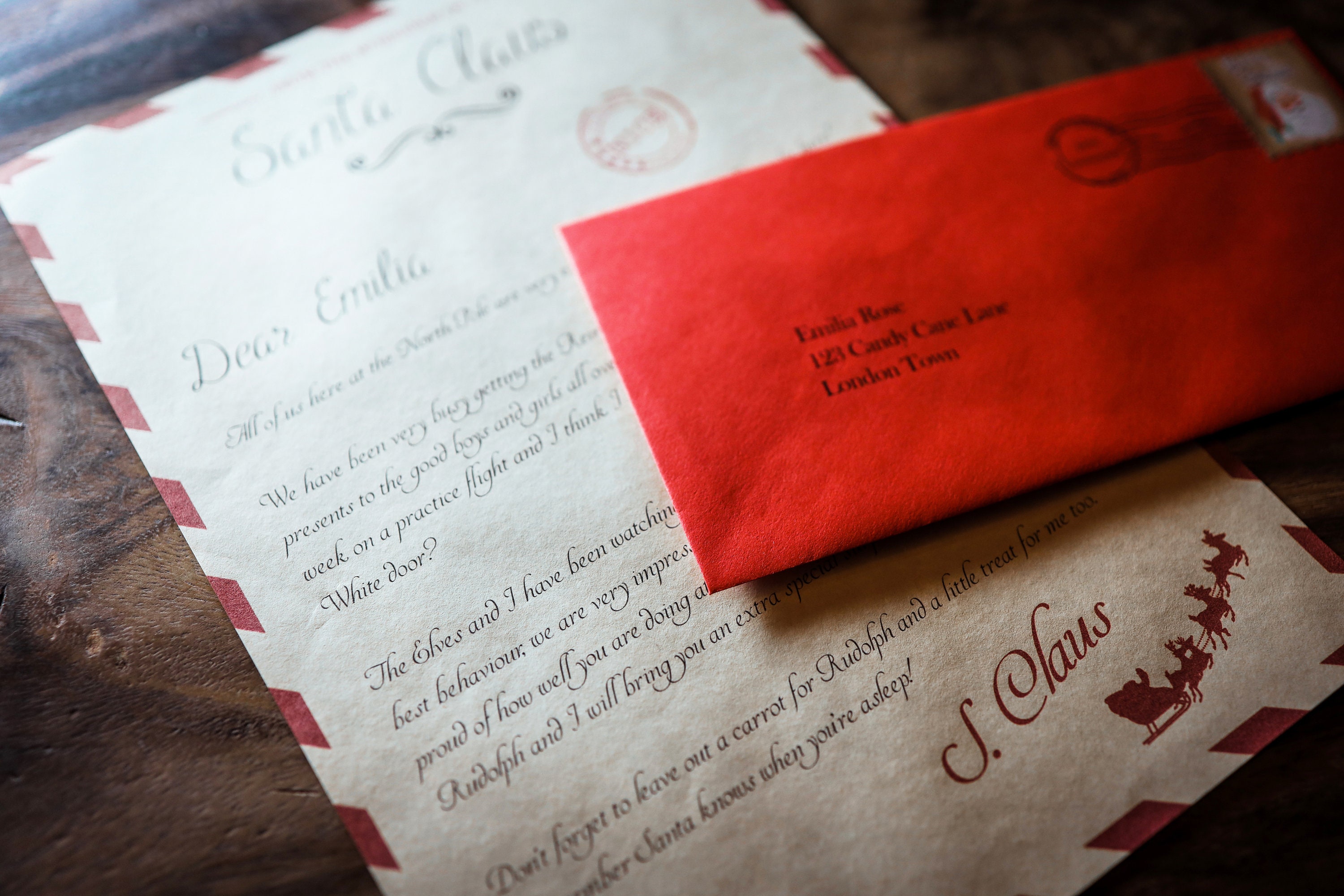 Personalized Letter From Santa Claus | Christmas Santa Letter | Santa ...
