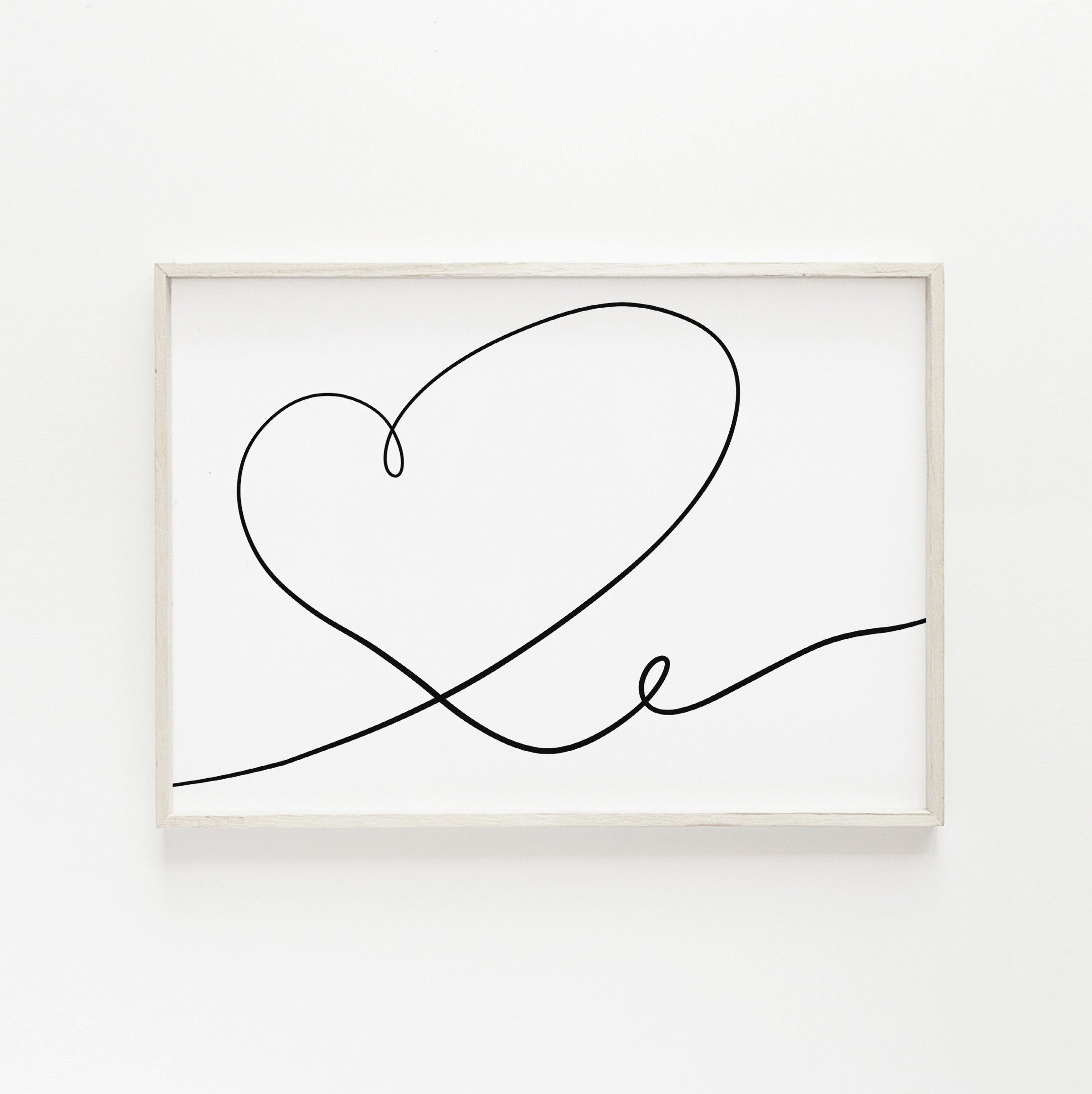 Minimalist Line Drawing Line Art Wall Decor Line Drawing - Etsy