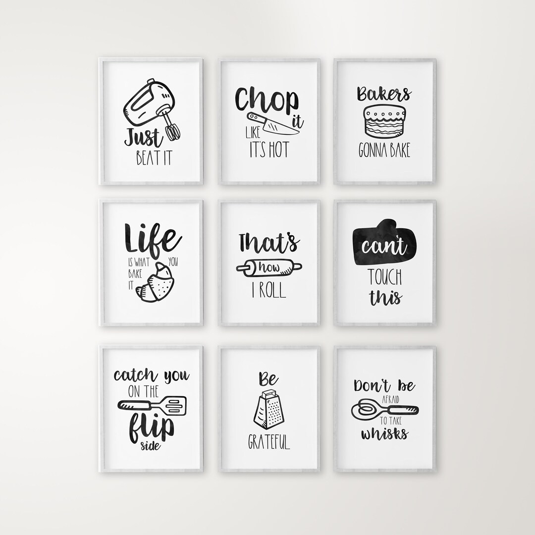 Kitchen Prints | Kitchen Art | Kitchen Decor | Chop It Like It's Hot ...