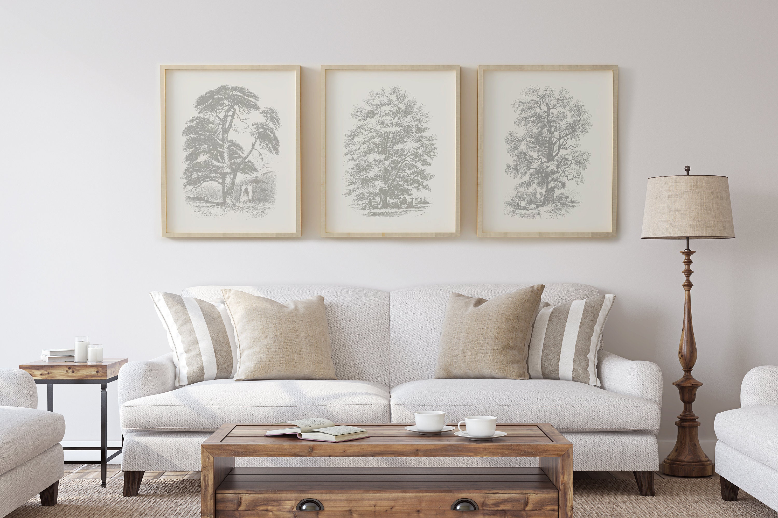 Tree Sketch Prints Tree Print Tree Botanical Art Plant - Etsy