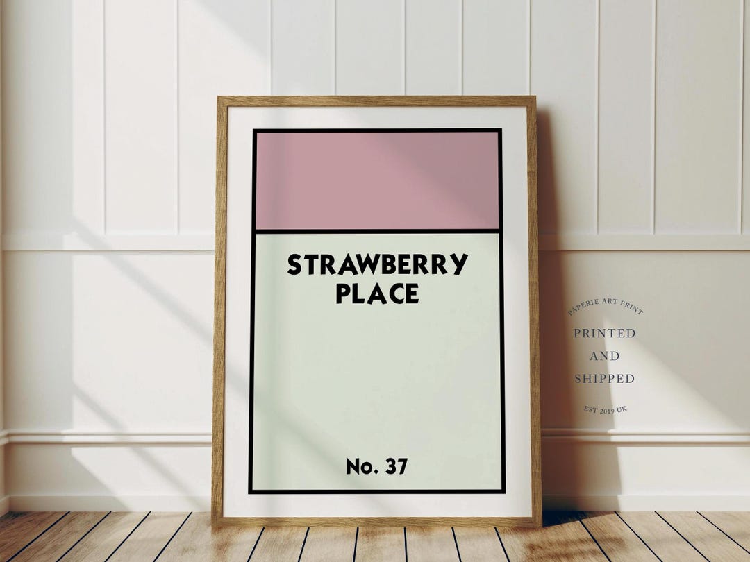Street Name Print | Custom Home Address Print | New Home Decor ...