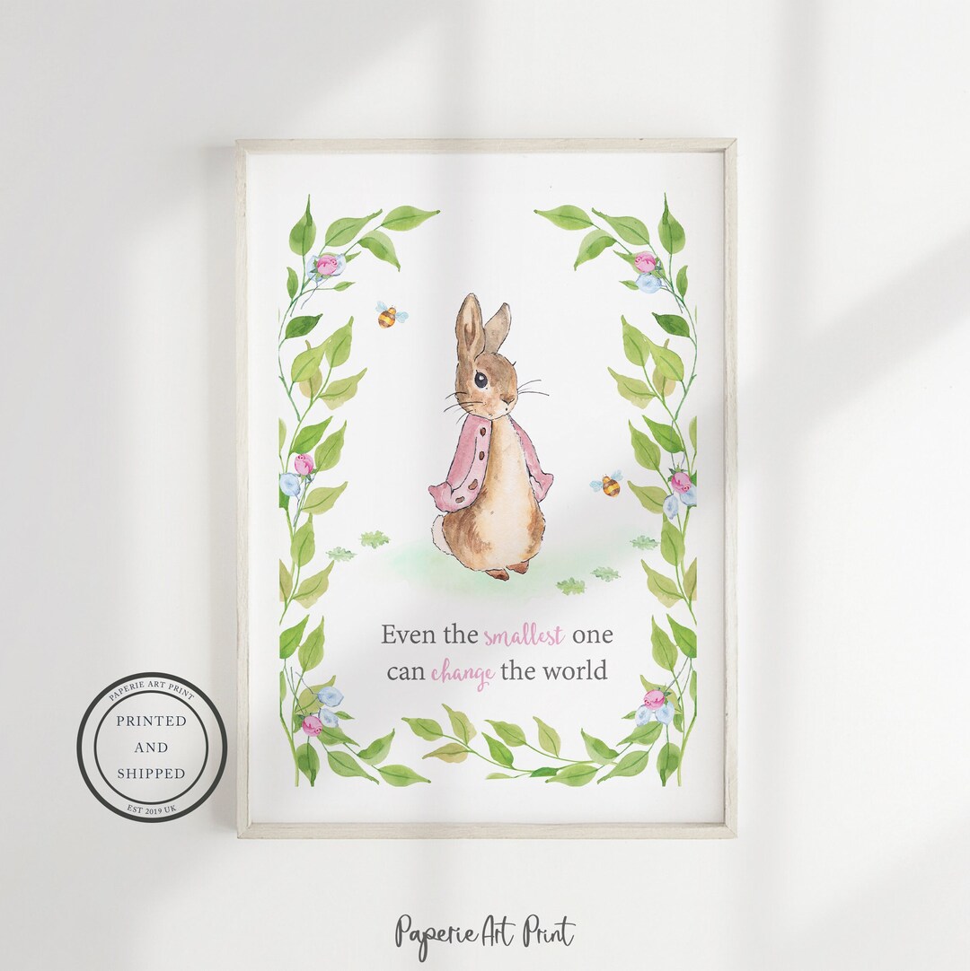 Peter Rabbit Print Peter Rabbit Art Nursery Decor Nursery Wall Art ...
