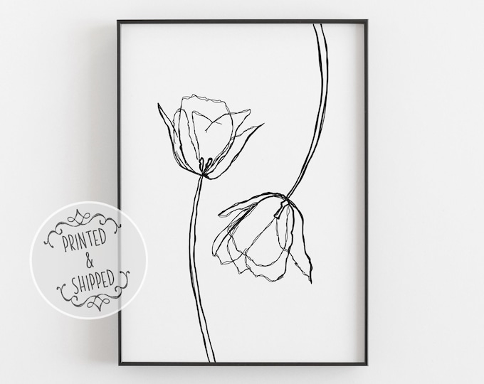 Minimalist Line Drawing Line Art Wall Decor Line Drawing - Etsy