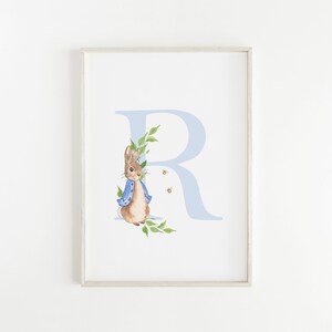 Peter Rabbit Print | Peter Rabbit Name Print | Personalised Nursery ...