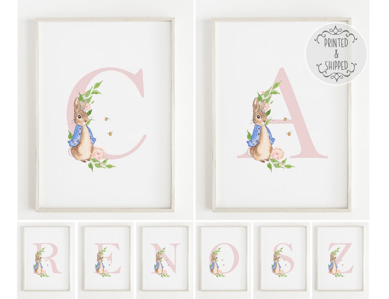 Peter Rabbit Print Peter Rabbit Name Print Personalised - Etsy UK