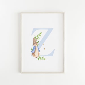 Peter Rabbit Print | Peter Rabbit Name Print | Personalised Nursery ...