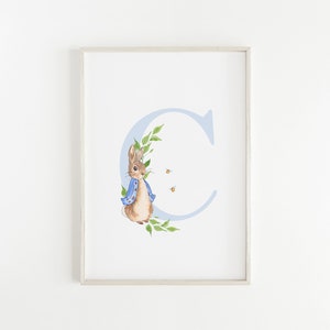 Peter Rabbit Print / Peter Rabbit Name Print / Decoración personalizada ...