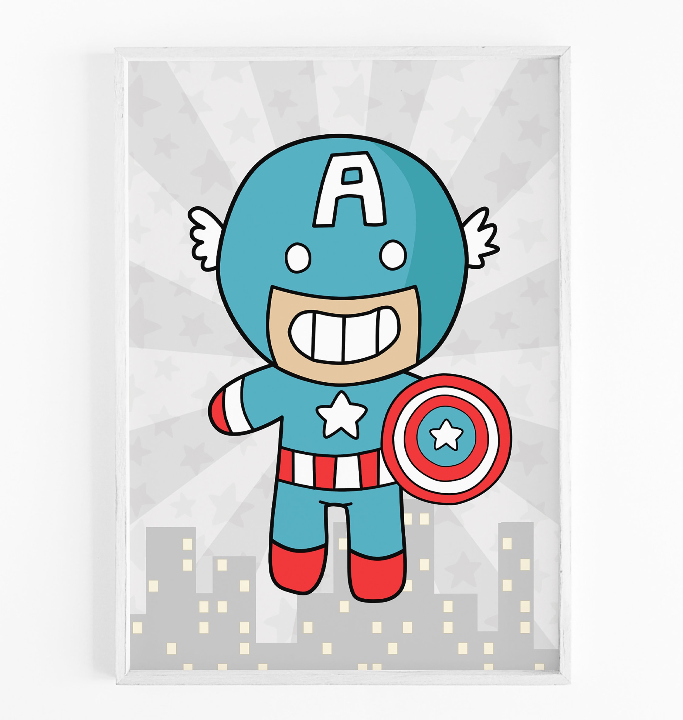 Superhero Nursery Prints Nursery Superhero Art Superhero | Etsy