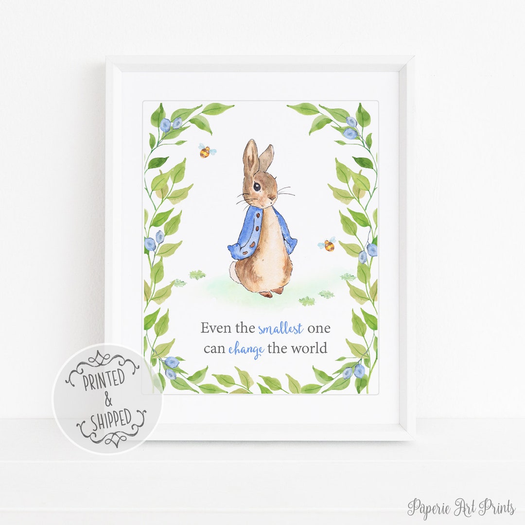Peter Rabbit Print Peter Rabbit Art Nursery Decor - Etsy UK