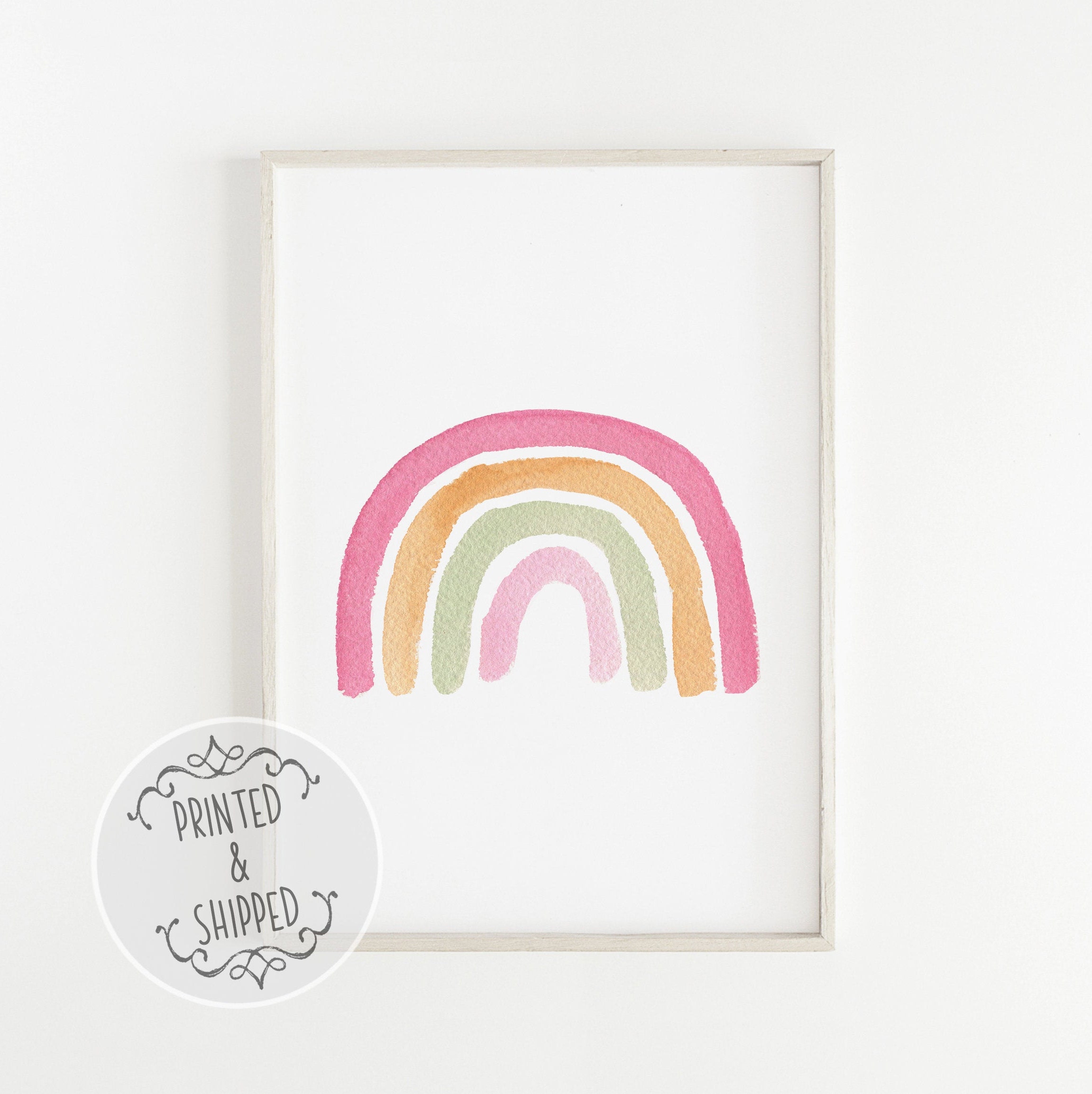 Rainbow Print Rainbow Art Watercolor Rainbow Watercolor | Etsy