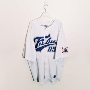 Vintage Y2K 90s 2000s Rare Button up White Fubu Jersey. Fubu 05 Jersey Top. Fubu Athletics - Etsy