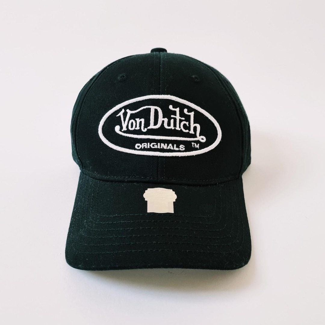 Vintage Black Von Dutch Cap / Von Dutch Cap / Von Dutch Trucker Cap ...