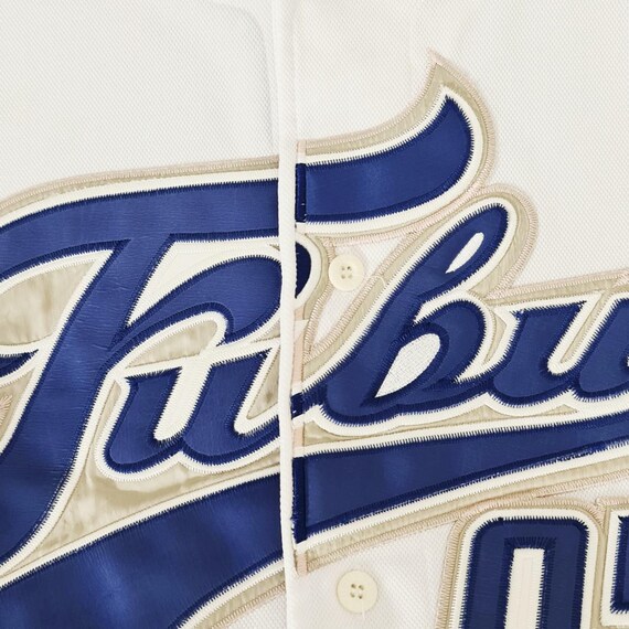 Vintage Y2K 90s 2000s Rare Button Up White Fubu Jerse… - Gem