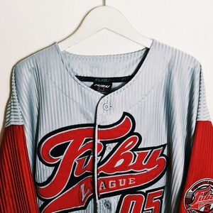 Vintage Y2K 90s 2000s Rare Red and Grey Fubu Jersey. Fubu 05 Jersey Top. Fubu Athletics 1992 - Etsy
