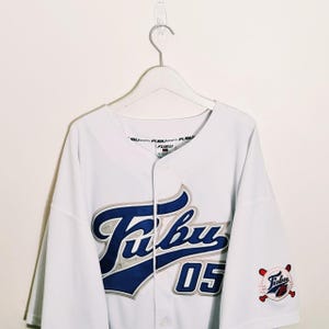 Vintage Y2K 90s 2000s Rare Button up White Fubu Jersey. Fubu 05 Jersey Top. Fubu Athletics - Etsy