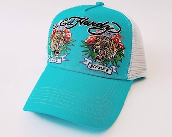 Vintage Light Blue Ed Hardy Cap / Ed Hardy Cap / Ed Hardy - Etsy