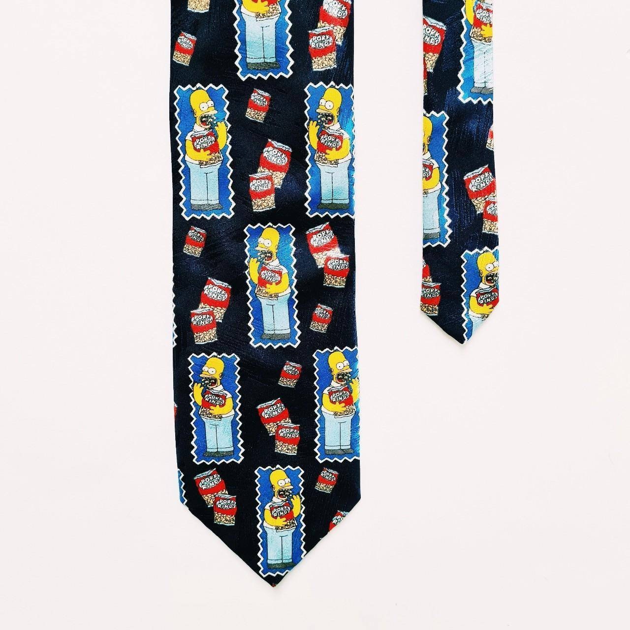 Vintage Deadstock Y2K the Simpsons Tie / Bart Homer Simpson Tie ...