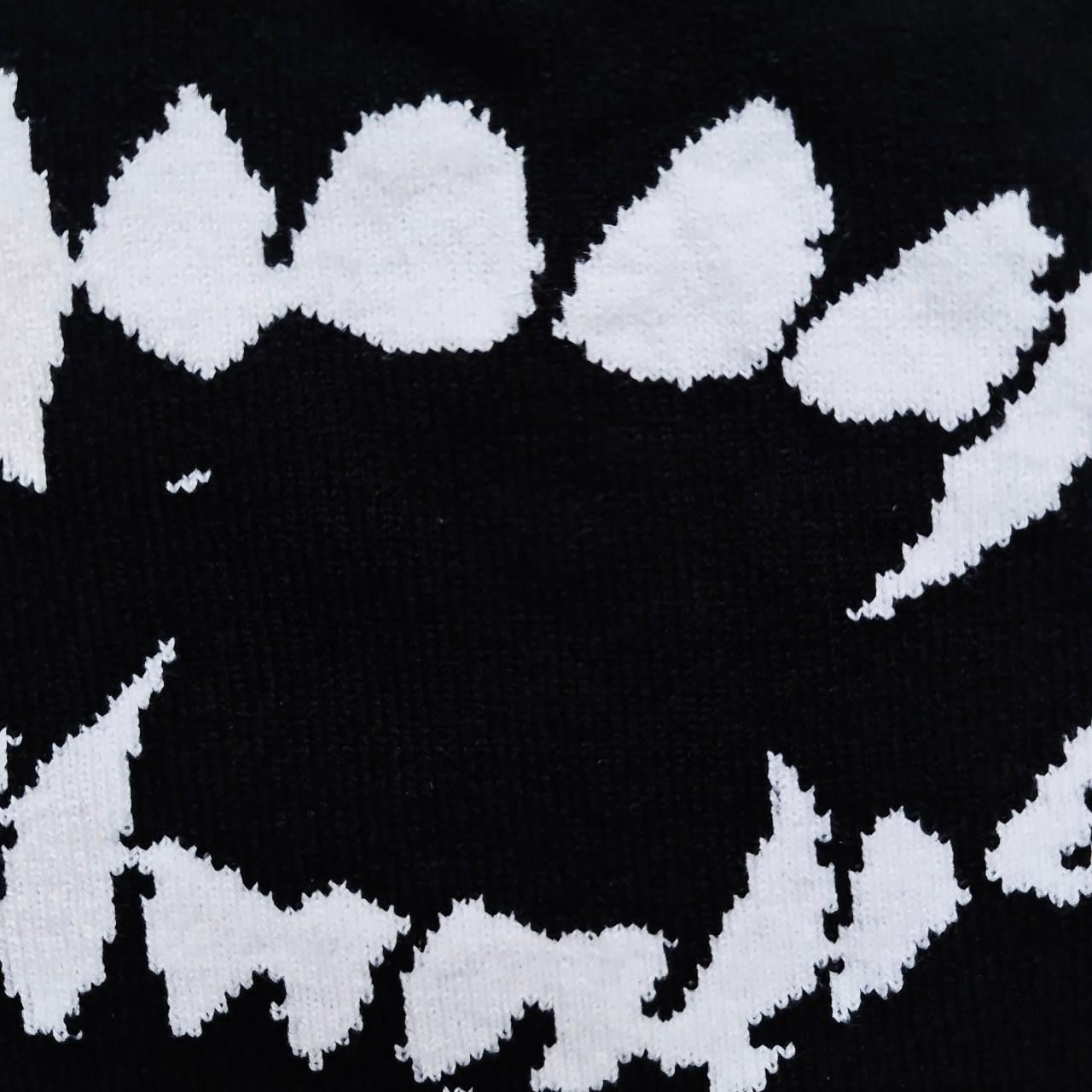 Vintage Brand New Y2K Black & White Teeth Fangs Beanie Hat / Hat ...