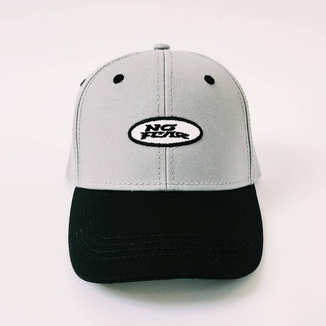 Vintage Grey and Black No Fear Cap / No Fear Hat / No Fear Trucker Cap ...