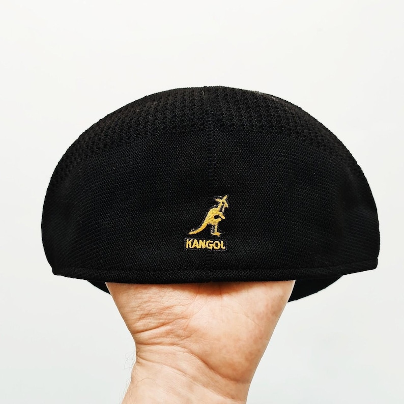 Brand New Deadstock Black Kangol Beret Hat / Kangol Flat Cap / Kangol ...