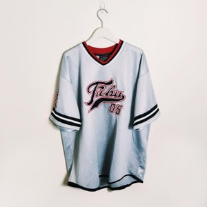 Vintage Y2K 90s 2000s Rare Silver and Black Fubu Jersey. Fubu 05 Jersey Top - Etsy