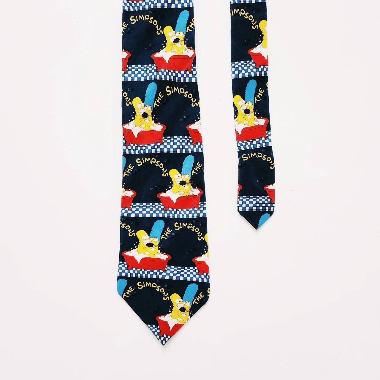 Vintage Deadstock Y2K the Simpsons Tie / Homer Marge Simpson Tie ...