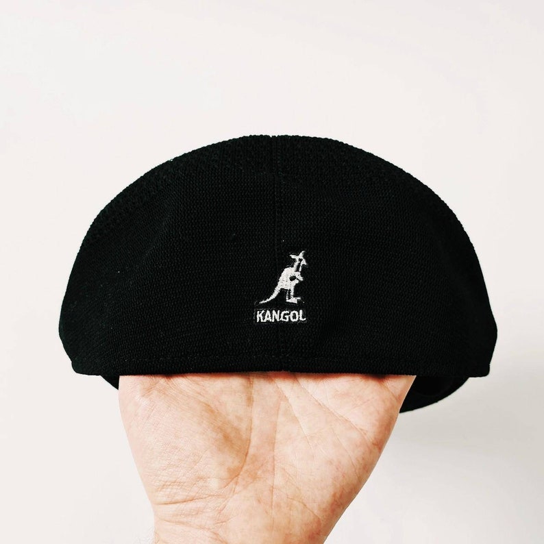 Brand New Deadstock Black Kangol Beret Hat / Kangol Flat Cap / Kangol ...