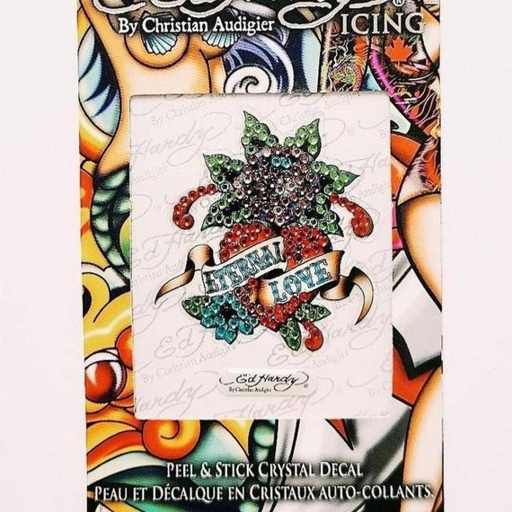 Deadstock Brand New Y2K Ed Hardy Eternal Love Heart d… - Gem