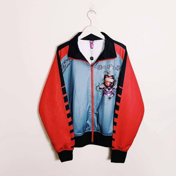 Vintage New Deadstock Ed Hardy Track Jacket. Ed Hardy Love Vintage New Deadstock Ed Hardy Track Jacket. Ed Hardy Love