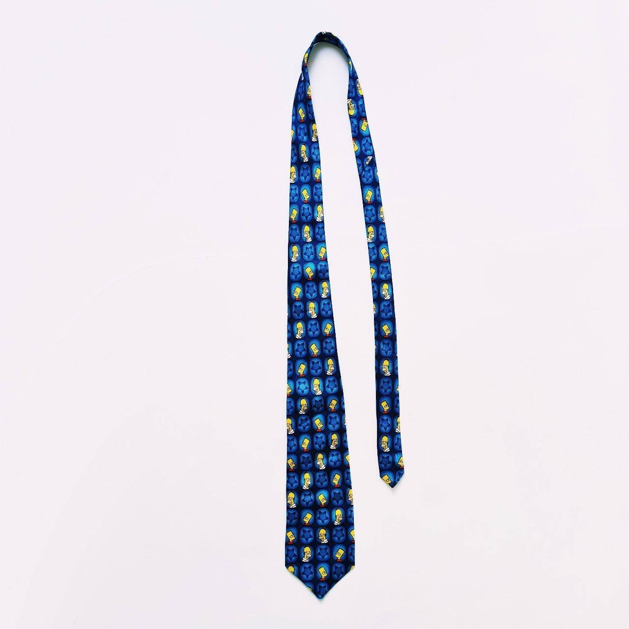 Vintage Deadstock Y2K the Simpsons Tie / Bart Homer Simpson Tie ...