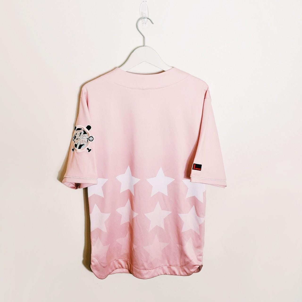 Vintage Y2K 90s 2000s Rare Baby Pink Fubu Jersey. Fubu 05 Jersey Top ...