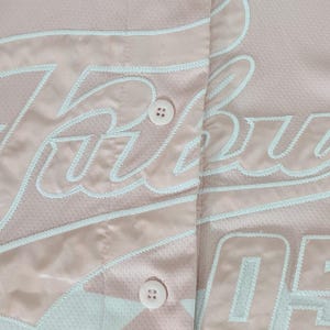 Vintage Y2K 90s 2000s Rare Baby Pink Fubu Jersey. Fubu 05 Jersey Top ...