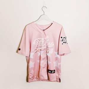 Vintage Y2K 90s 2000s Rare Baby Pink Fubu Jersey. Fubu 05 Jersey Top ...