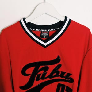 Vintage Y2K 90s 2000s Rare Red and Black Fubu Jersey. Fubu 05 Jersey Top - Etsy