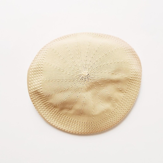 Brand New Deadstock Cream Kangol Beret Hat / Kangol F… - Gem