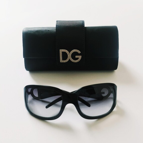 Vintage 2000s Y2K Genuine Unisex Black Tinted D&G Sunglasses Vintage 2000s Y2K Genuine Unisex Black Tinted D&G Sunglasses