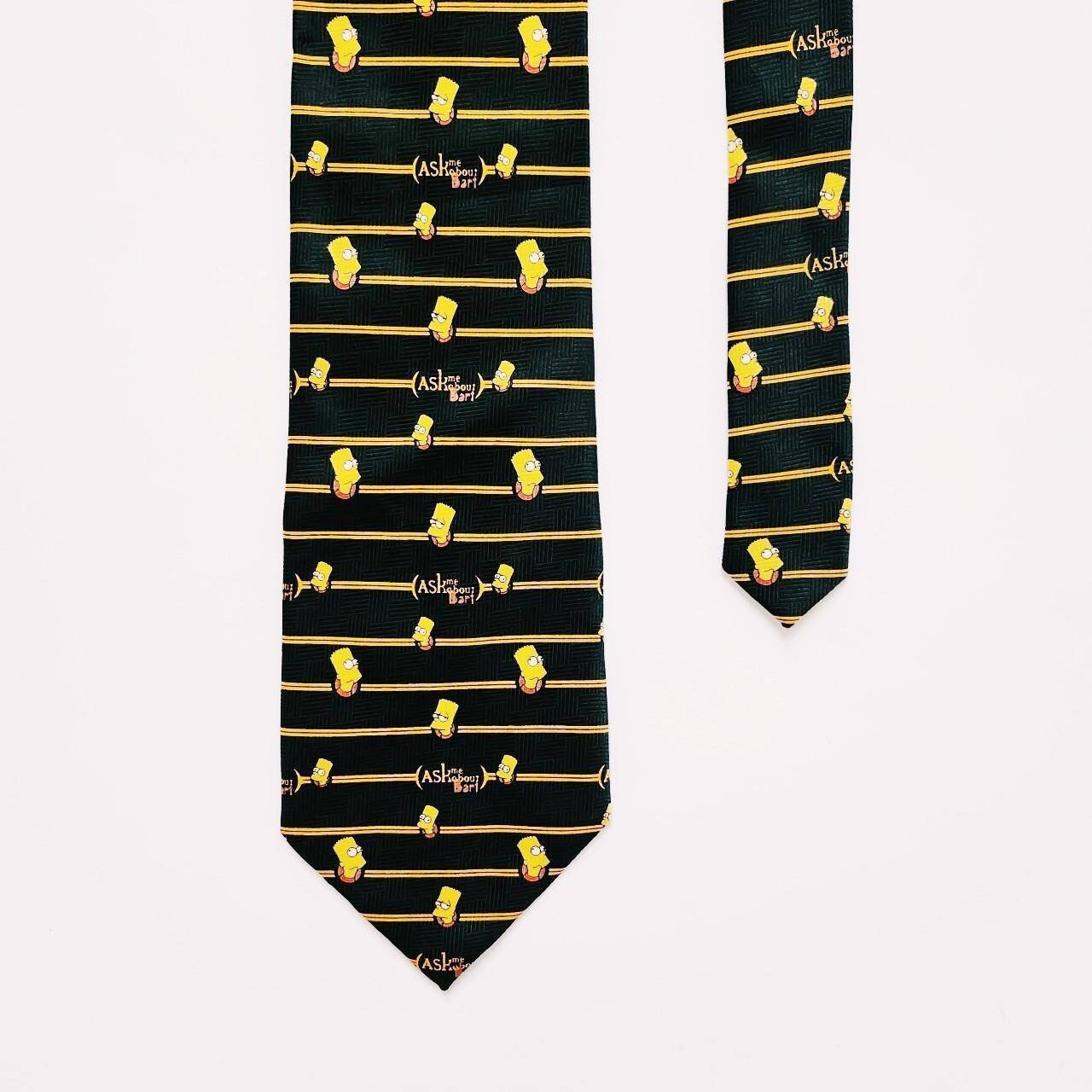 Vintage Deadstock Y2K the Simpsons Tie / Bart Simpson Tie / Vintage the ...