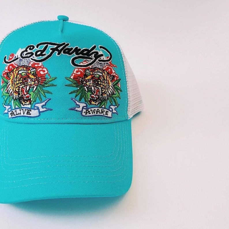 Vintage Light Blue Ed Hardy Cap / Ed Hardy Cap / Ed Hardy - Etsy