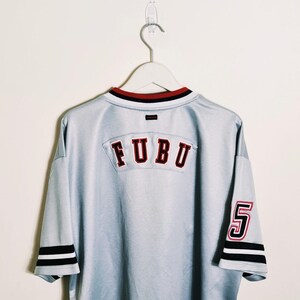 Vintage Y2K 90s 2000s Rare Silver and Black Fubu Jersey. Fubu 05 Jersey Top - Etsy