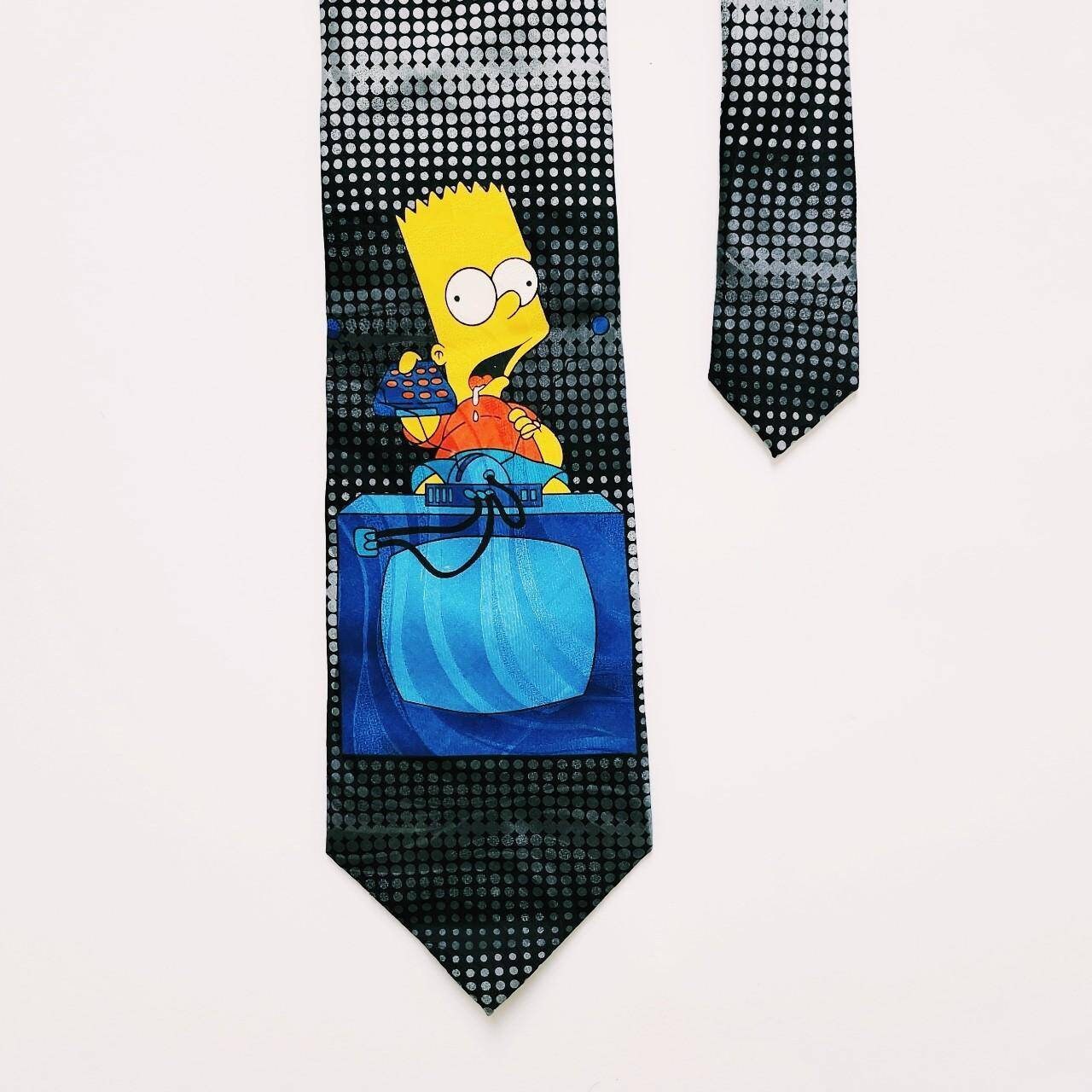 Vintage Deadstock Y2K the Simpsons Tie / Bart Simpson Tie / Vintage the ...