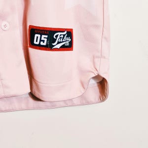 Vintage Y2K 90s 2000s Rare Baby Pink Fubu Jersey. Fubu 05 Jersey Top ...