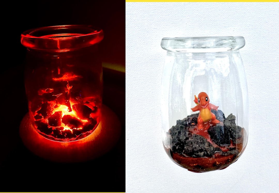 Charmander Light up Lava Habitat Terrarium Pokémon - Etsy