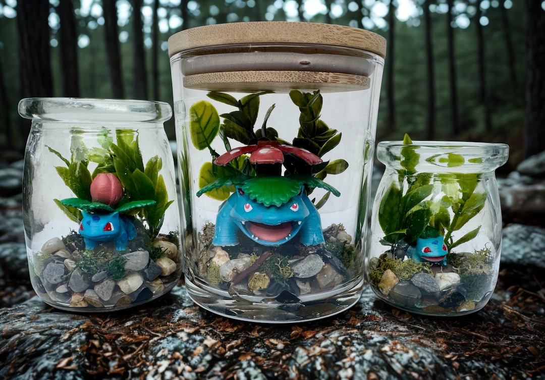 Pokémon Bulbasaur Ivysaur Venusaur Habitat Terrarium - Etsy