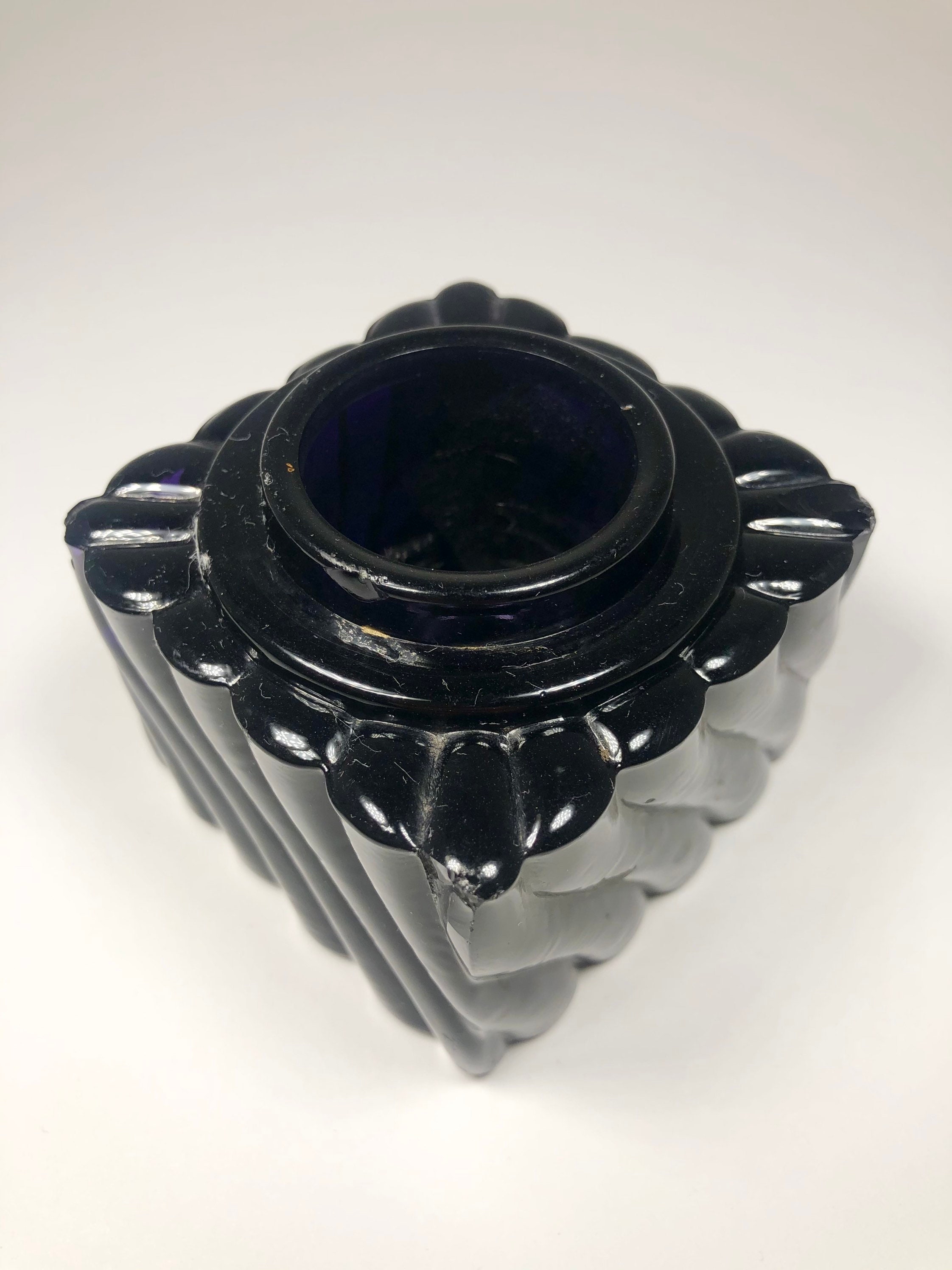 Inkwell with Pressed Swirl Pattern | Etsy