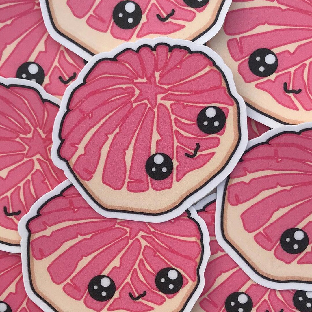 Pan Dulce Stickers - Strawberry Fresa Concha - Etsy